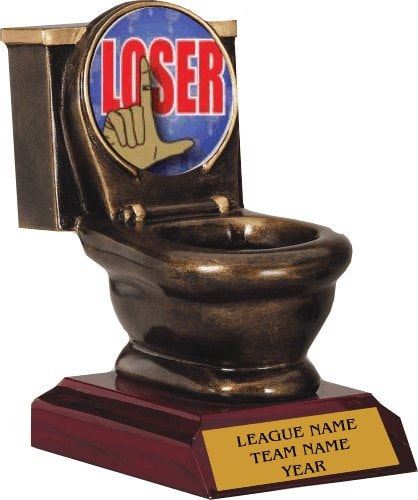 Loser Toilet Bowl Trophy - Etsy