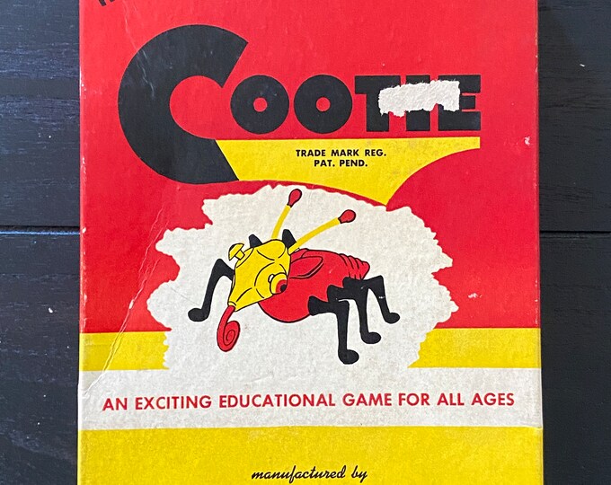 The Game of cootie, an Original 1940's Cootie Bug Game - Etsy