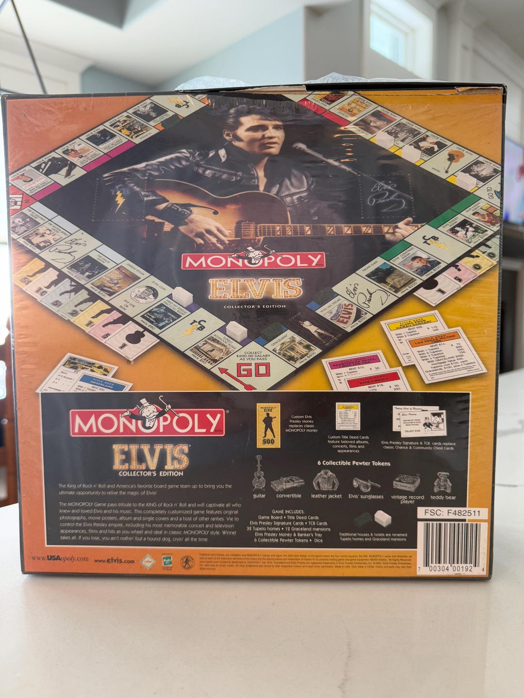 ELVIS Collector's Edition Monopoly Board Game (2003) by Usaopoly ...