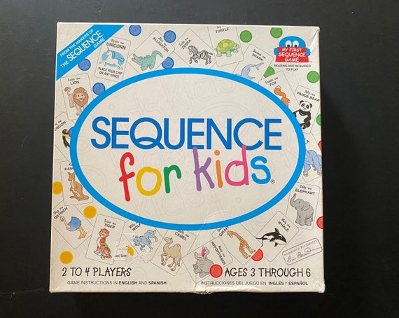 Sequence for Kids Board Game/card Game by Jax Games - Etsy