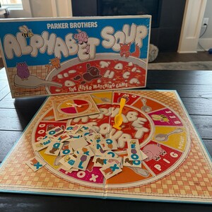 Alphabet Soup the Letter Matching Game 1981 COMPLETE - Etsy