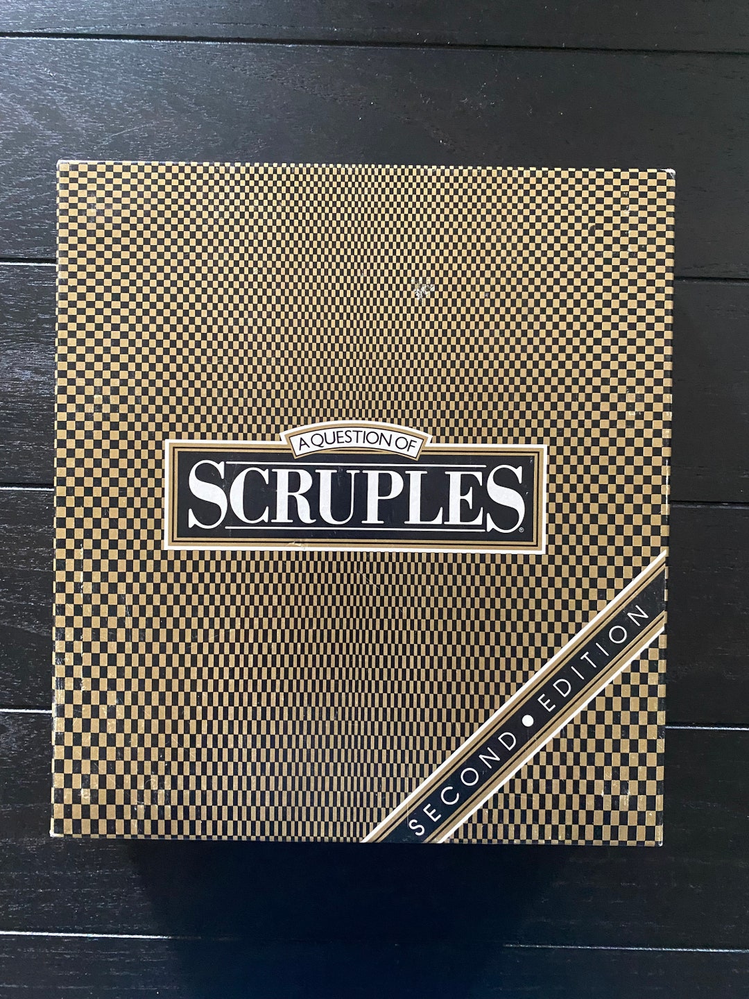 A Question of SCRUPLES, Second Edition by Milton Bradley 1987 - A Game ...