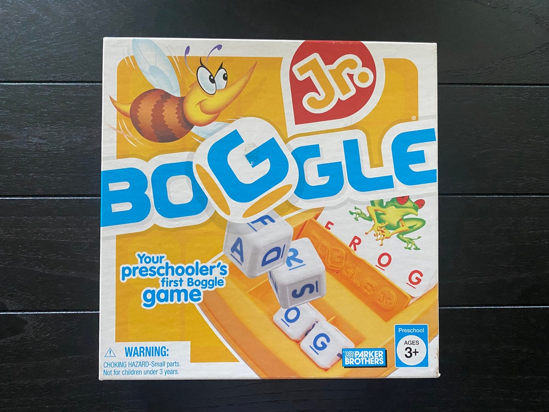 Boggle Jr. Your Preschooler's First Boggle Game by Hasbro COMPLETE - Etsy