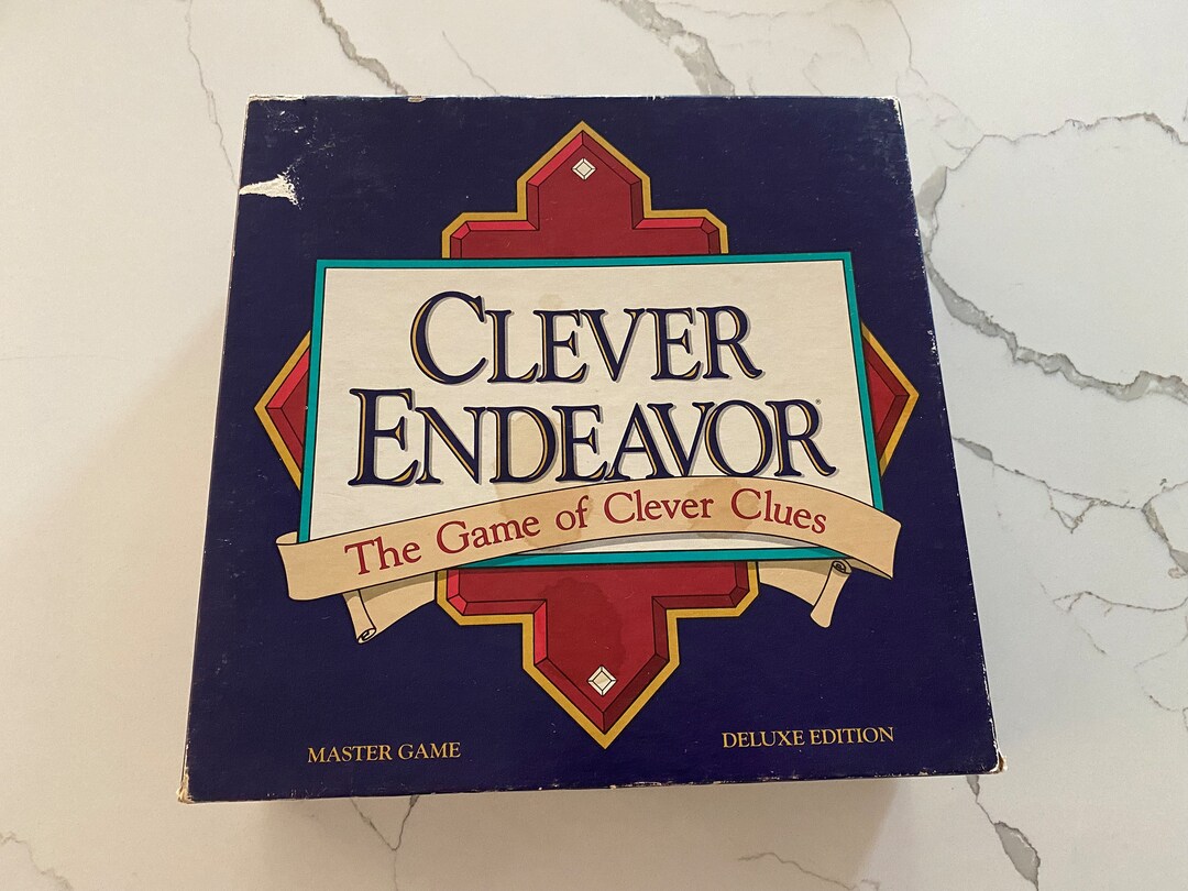 Clever Endeavor, the Game of Clever Clues - Deluxe Edition - 1989 Mind ...