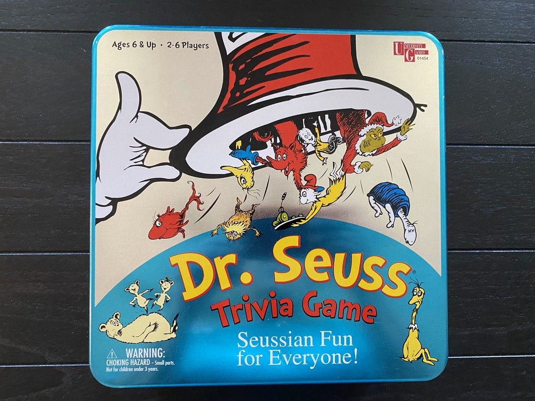 Seussian Fun for Everyone Trivia Game in Collector Tin, 2000 University ...
