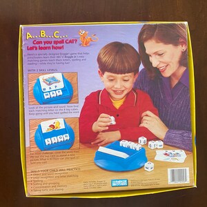 Boggle Jr. - Your Preschooler's First Boggle Game, Parker Brothers 1998 ...