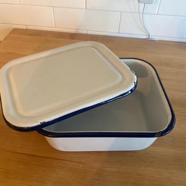 White Enamelware - Etsy