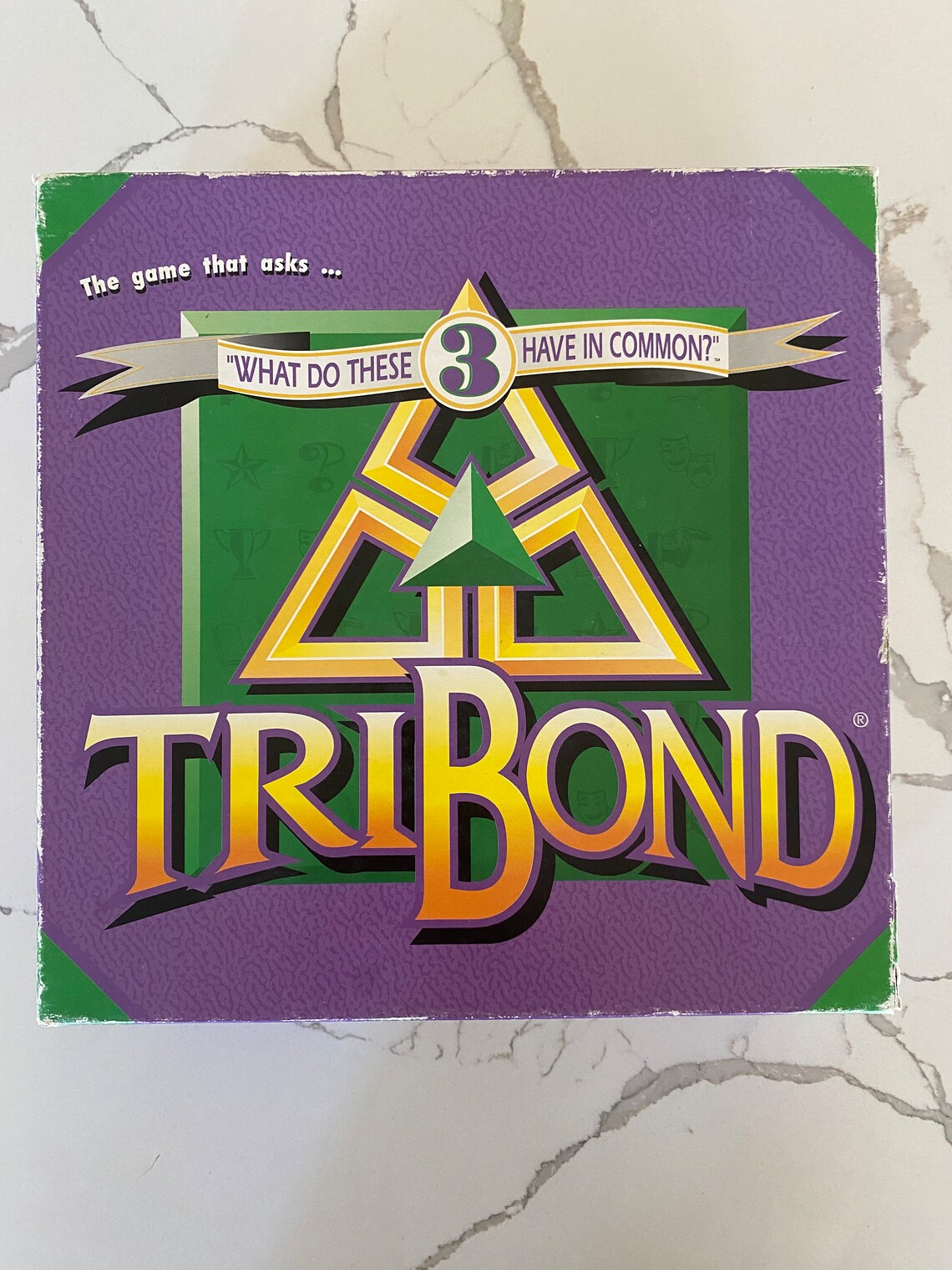 Tribond Board Game 1995 ... What Do These 3 Have in Common - Etsy
