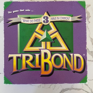 Tribond Board Game 1995 ... What Do These 3 Have in Common? - COMPLETE ...