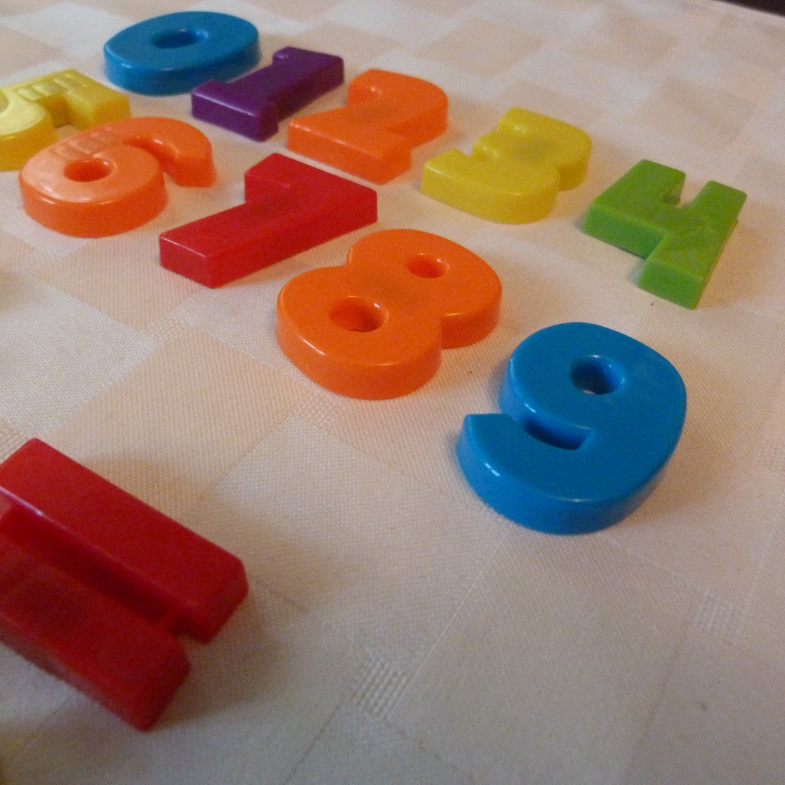 Magnetic Numbers 0-9 Refrigerator Magnets Childrens Number | Etsy