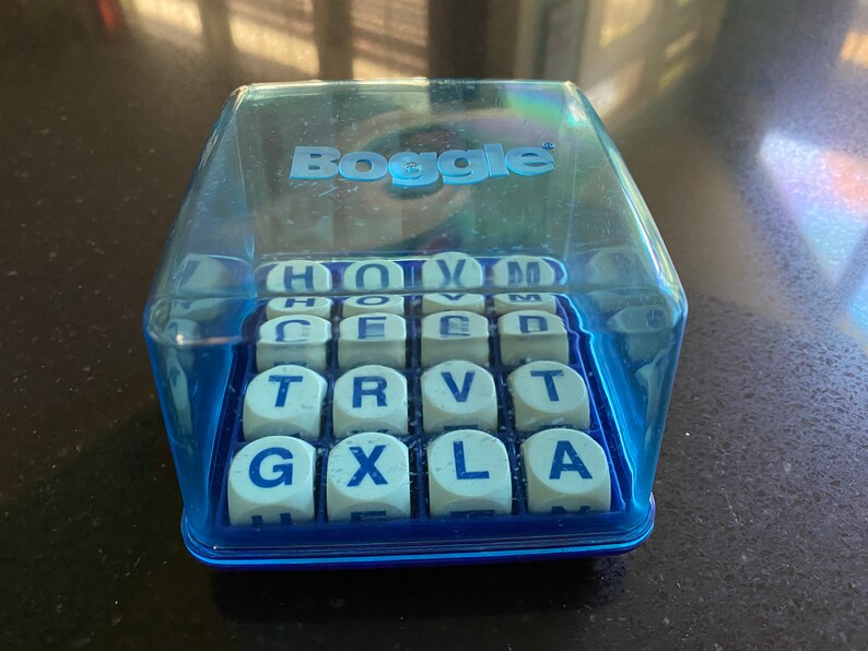 Boggle the 3 Minute Word Search Game Parker Brothers Boggle - Etsy