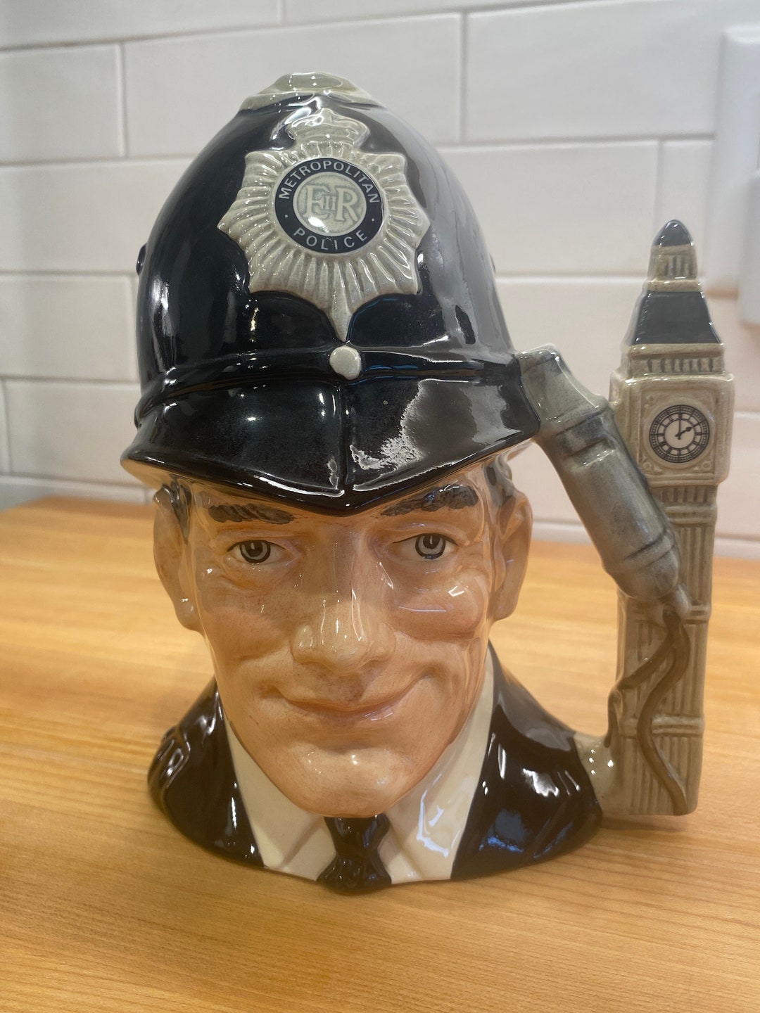 The London Bobby Character Jug, Large Size, by 1985 Royal Doulton ...