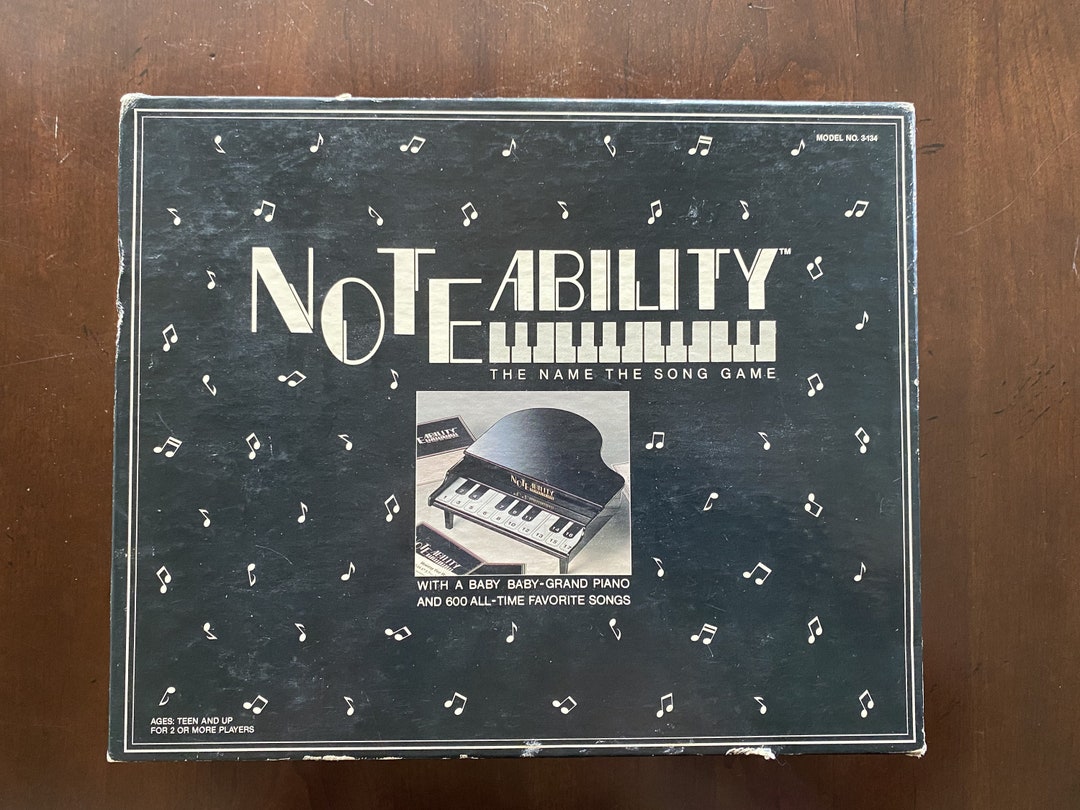 NOTABILITY - the Name the Song Game (1990) From Tiger Electronics ...