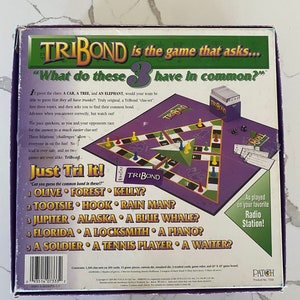 Tribond Board Game 1995 ... What Do These 3 Have in Common? - COMPLETE ...