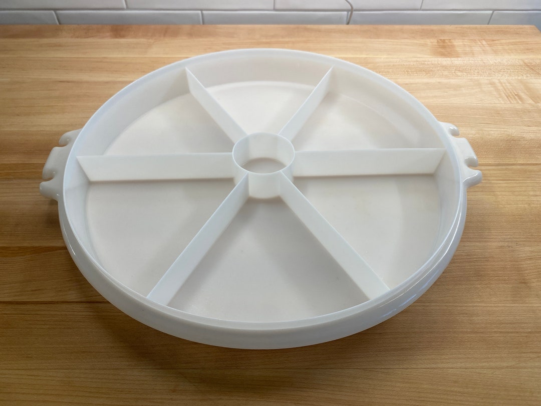 Tupperware 'party Susan' Tray #405 W/seal, Tupperware Sheer White - Etsy