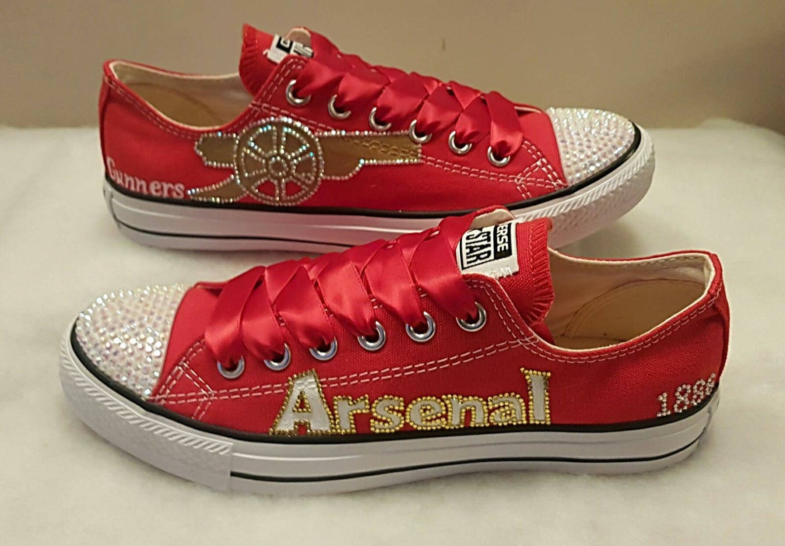 Arsenal FC Shoes Custom Arsenal Shoes Custom Football | Etsy