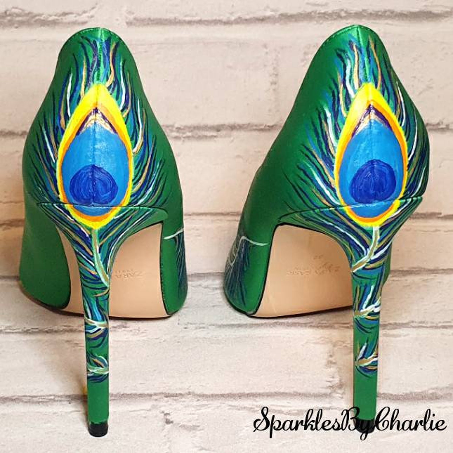 Custom High Heels, Stiletto Personalised Shoes, Custom Court Shoes ...