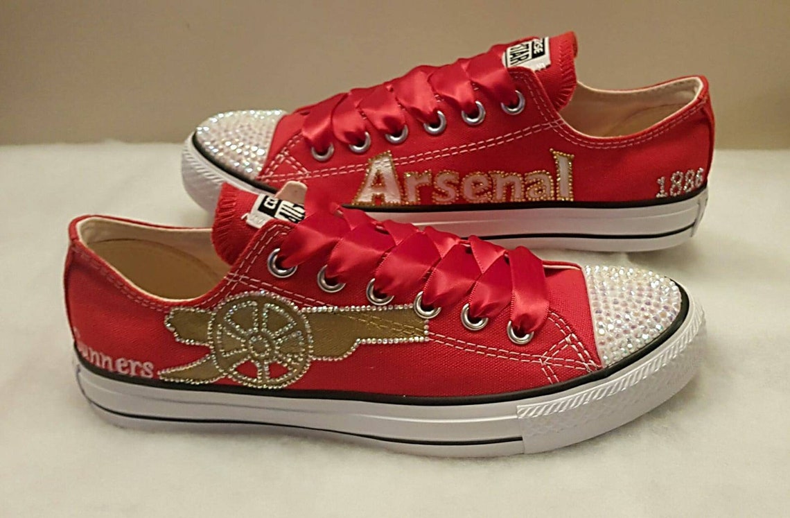Arsenal FC Shoes Custom Arsenal Shoes Custom Football | Etsy UK