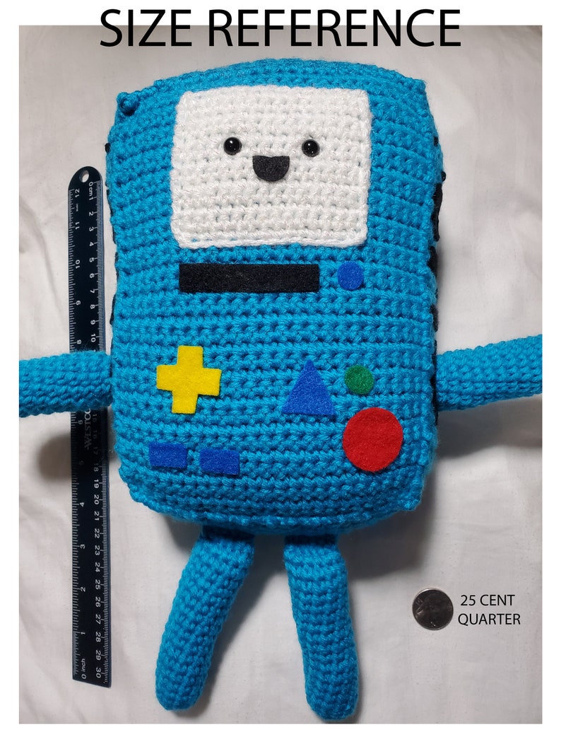 Beemo Robot Hero Amigurumi Crochet Plushie BMO - Etsy