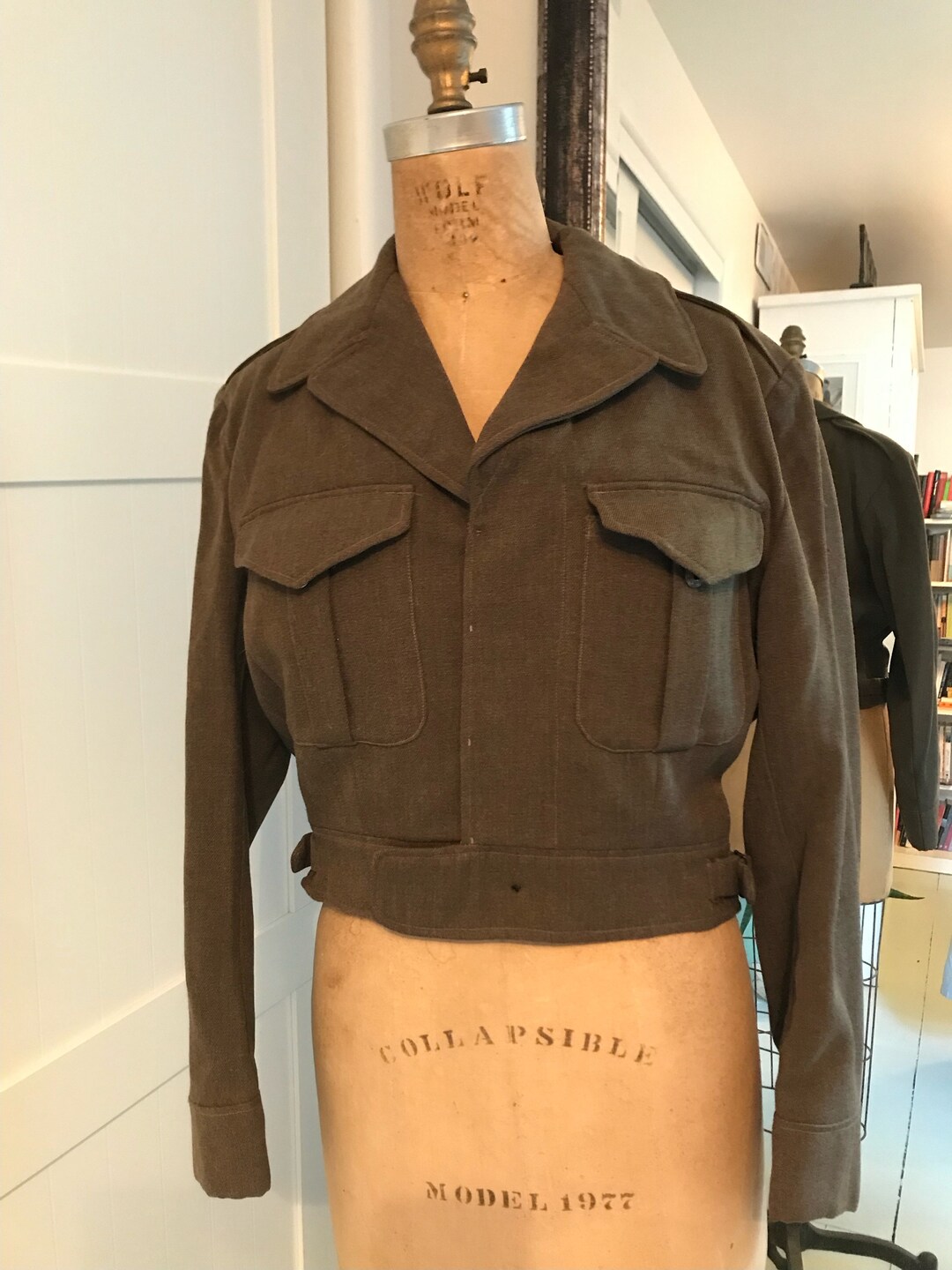 Bond Clothes Shops 1953 Blouse Battledress RCAC Excellent - Etsy