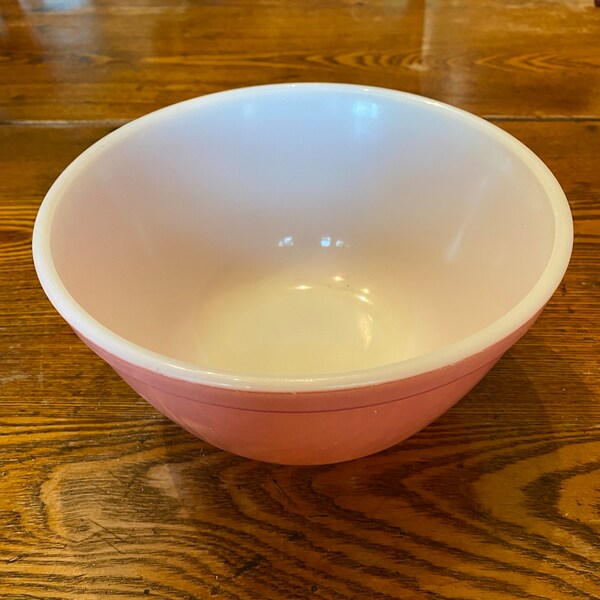 Red Pyrex 402 Bowl - Etsy