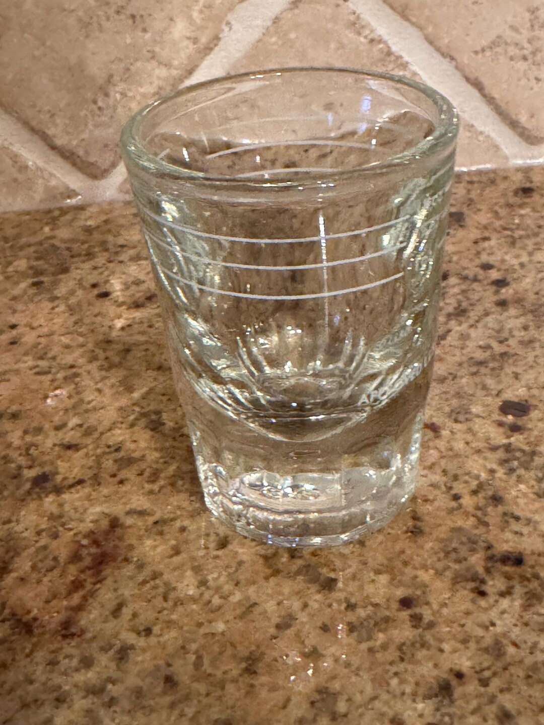 Beautiful LLBO Glass Heavy Shot Glass Mint - Etsy