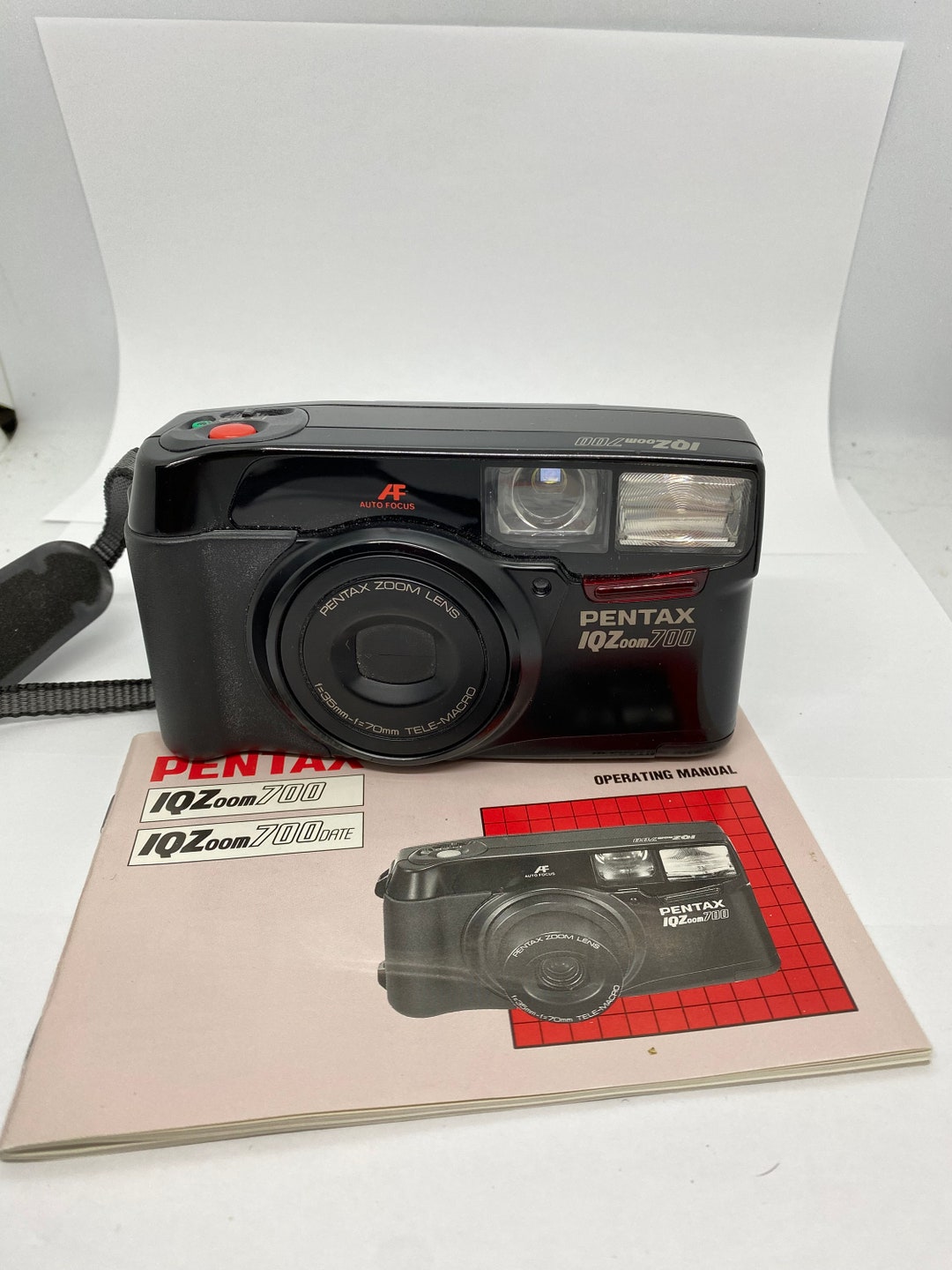 Pentax Iqzoom 700 35mm Compact Camera W/35-70mm Macro Zoom Lens 90 Day ...