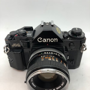 Canon A-1 35mm Camera W/ 50mm F/1.8 Lens Fully Serviced 90day Warranty ...