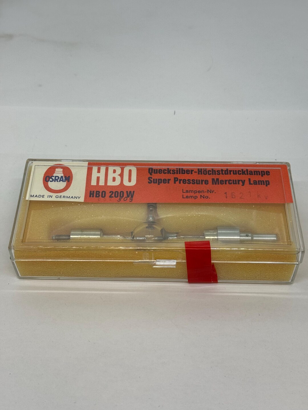 Osram HBO 200W Super Pressure Mercury Microscope Bulb New and Unused in ...