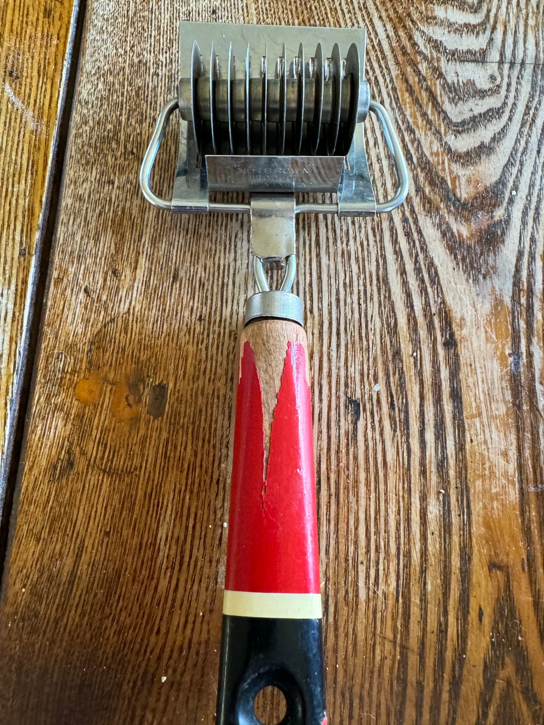 Vintage Nutbrown Pasta Cutter Good Condition - Etsy