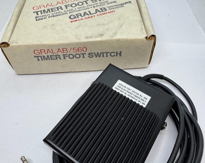 Gralab 560 Timer Footswitch Rare Find! 90 Day Warranty! - Etsy