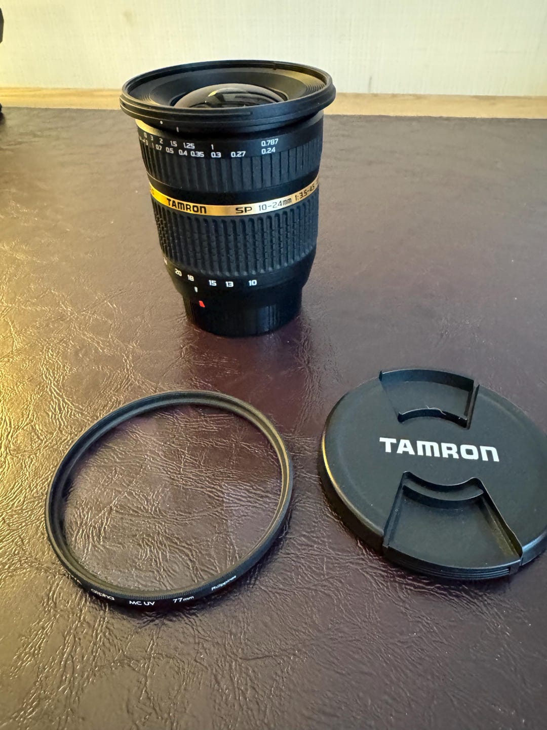 Tamron/pentax Digital Af Mount SP Di II 10-24mm F/3.5-4.5 Autofocus Zoom Lens With 77mm UV ...