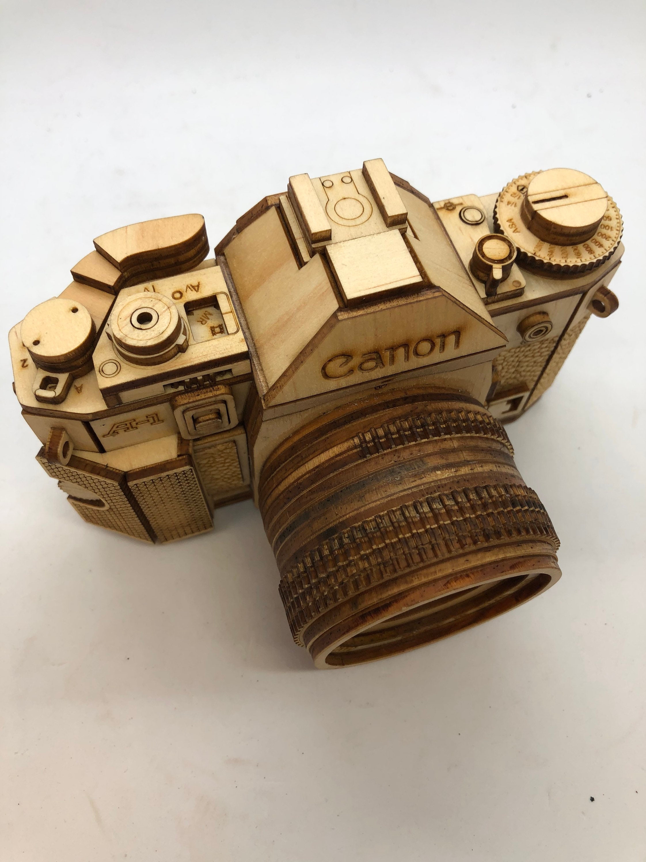 Canon A-1 Wooden Hand Made Scale Replica Actual Size Not | Etsy