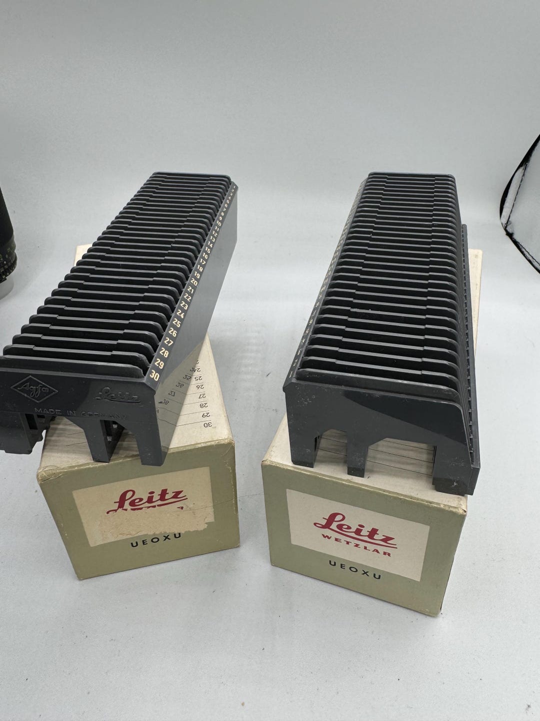 Two Leitz Leica UEOXO 35 Mm Straight Slide Tray for 30 Slides - Etsy