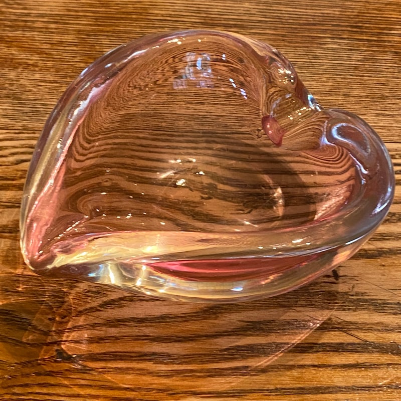 Pink Heart Dish - Etsy