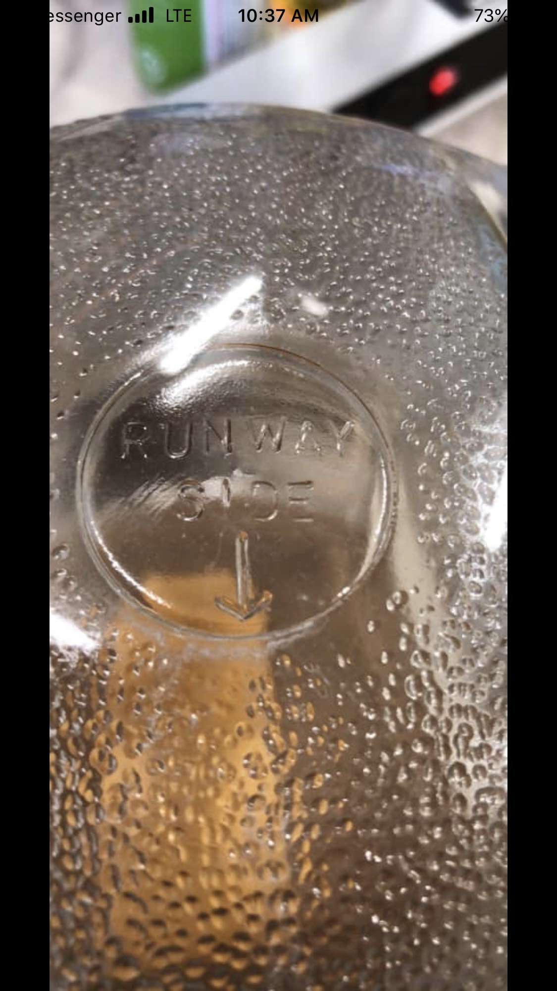 Rare Crouse-hinds/kopp Glass Low Intensity Aviation Runway Light Globe ...