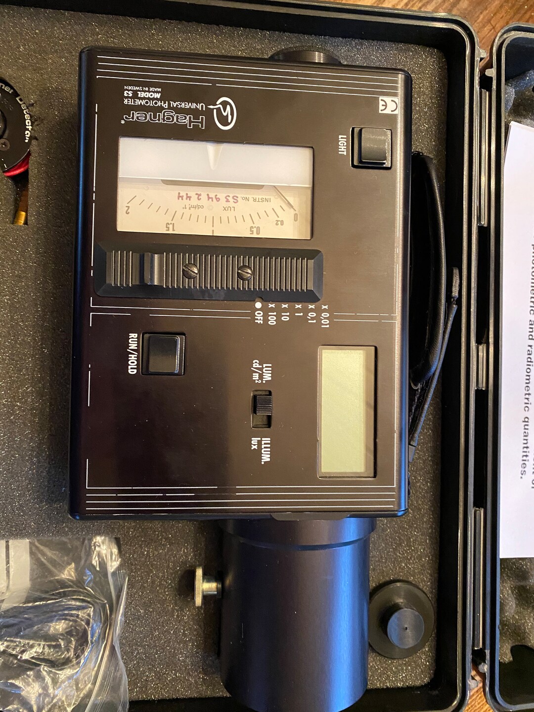 Rare Hagner Universal Photometer/radiometer S3 Excellent and Working - Etsy