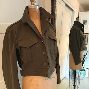 Bond Clothes Shops 1953 Blouse Battledress RCAC Excellent - Etsy
