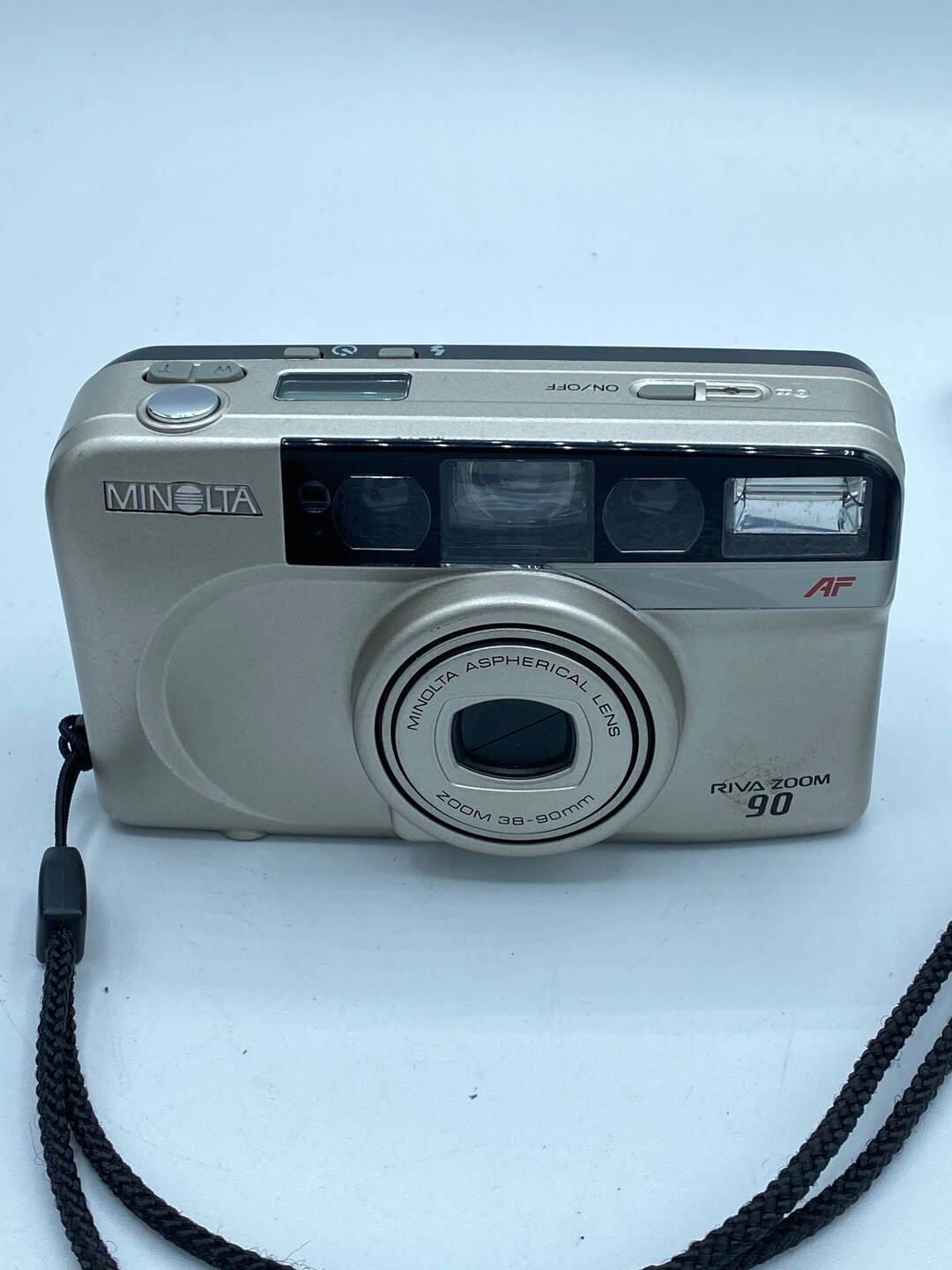 Minolta 35mm Compact 35mm Film Camera W/38-90mm Zoom Lens & Selfie ...