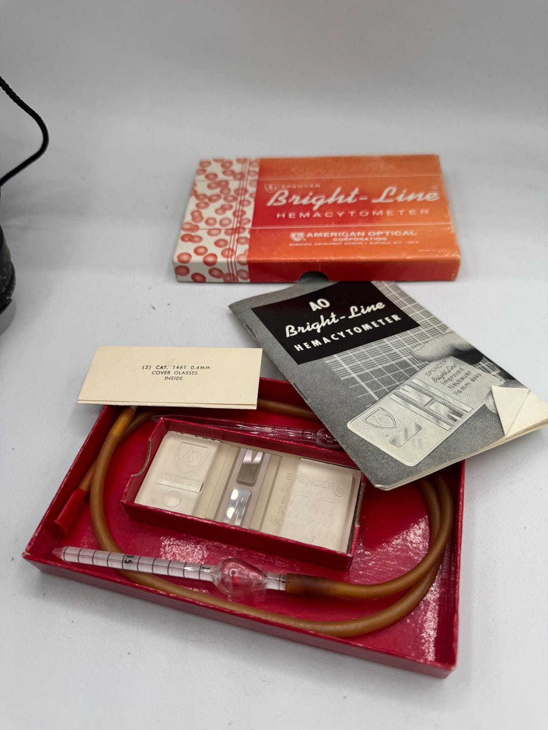 Very Rare American Optical/spencer Bright-line Improved Hemacytometer ...