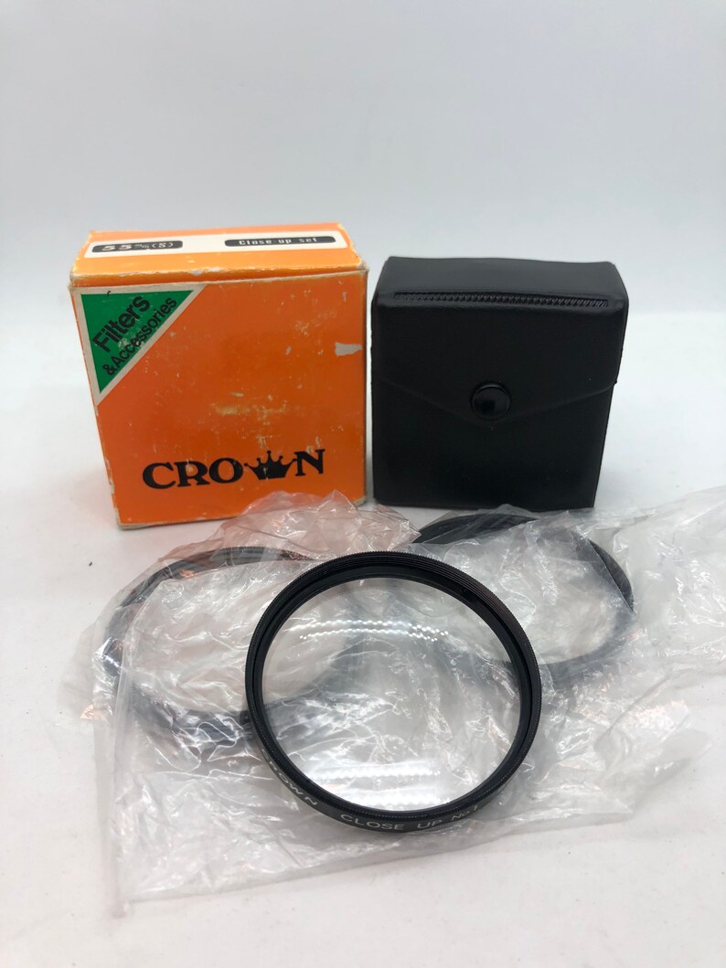 Crown 55mm Set of Three Close up Lenses | Etsy