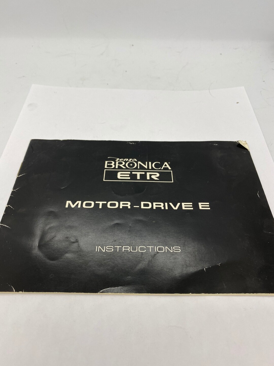 Zenza Bronica ETR Motor Drive E Operator Manual! - Etsy