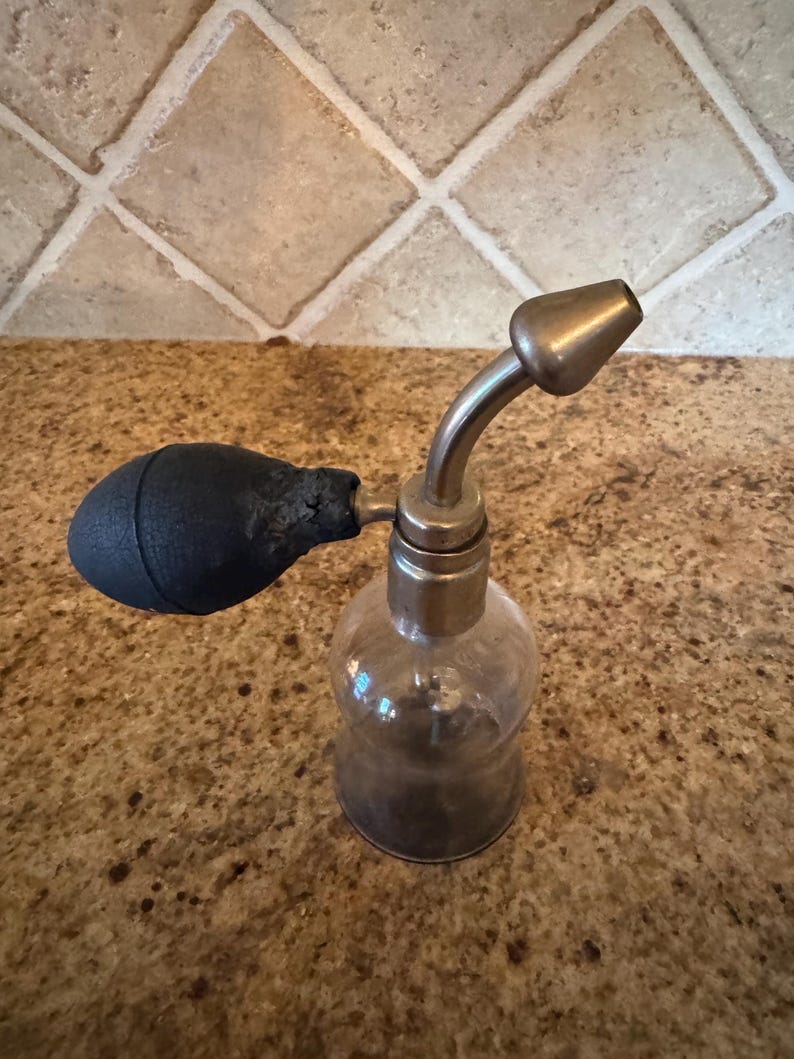 Vintage Nasal Flush Bottle With Rubber Squeeze Bulb Very Cool - Etsy