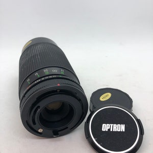 Canon FD/ Optron 80-205mm F/4.5 Macro Zoom Lens! - Etsy