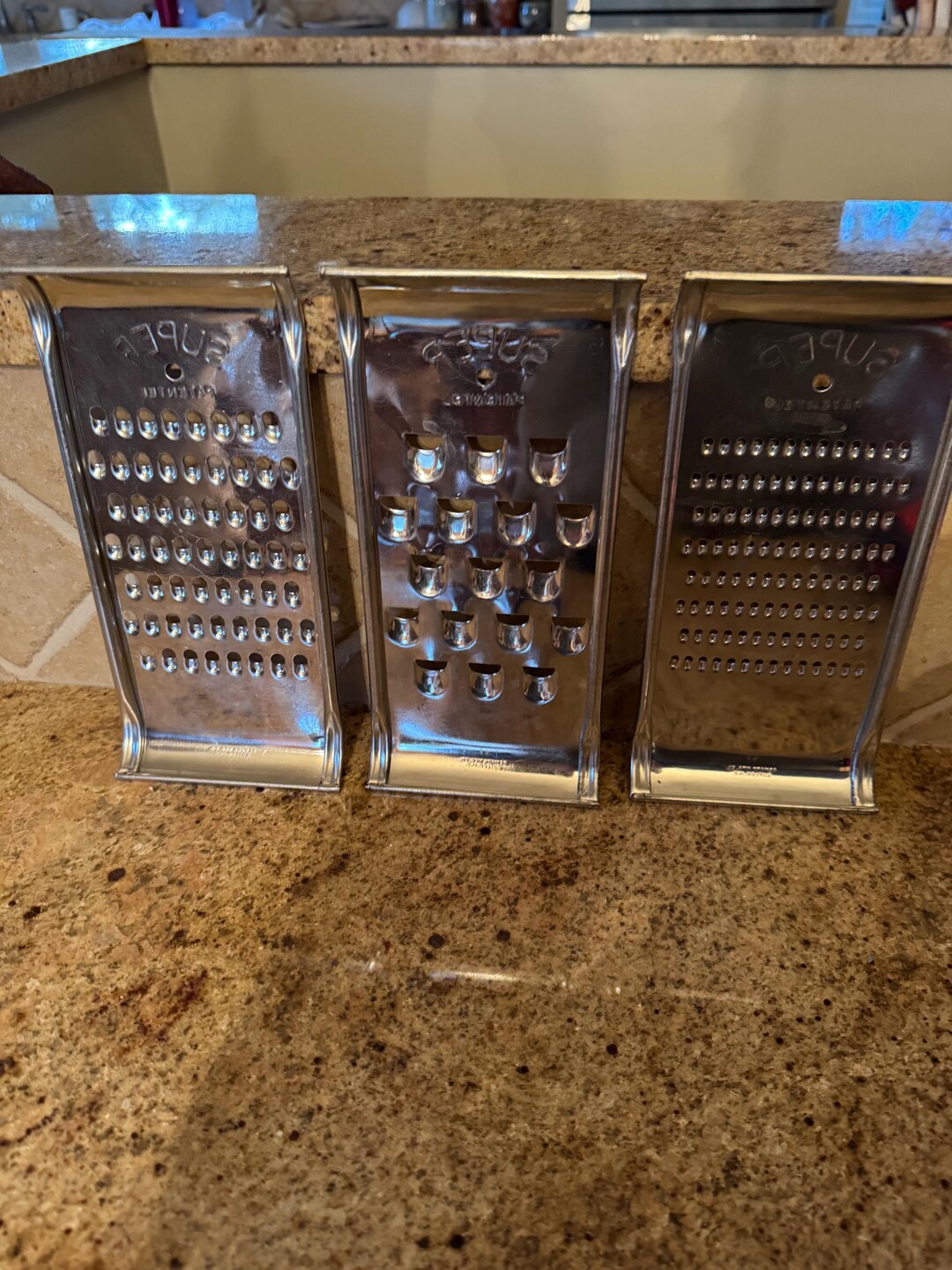 Set of Three Super Stainless Kitchen Graters Excellent - Etsy
