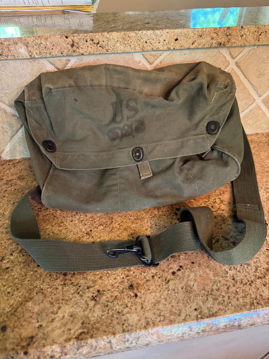 US Military Gas Mask Bag in Excellent Condition - Etsy