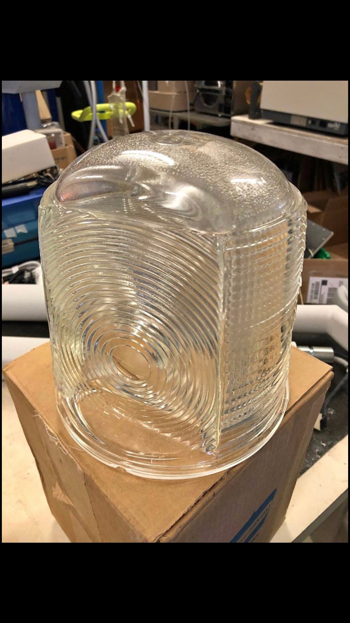 Rare Crouse-hinds/kopp Glass Low Intensity Aviation Runway Light Globe ...