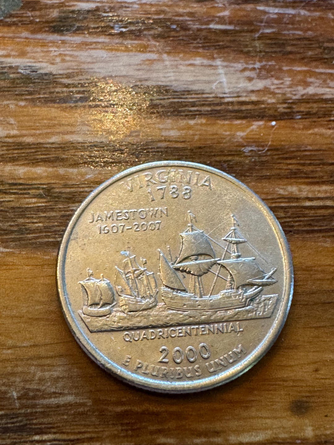 2000 Virginia Quarter Dollar in Excellent Condition - Etsy