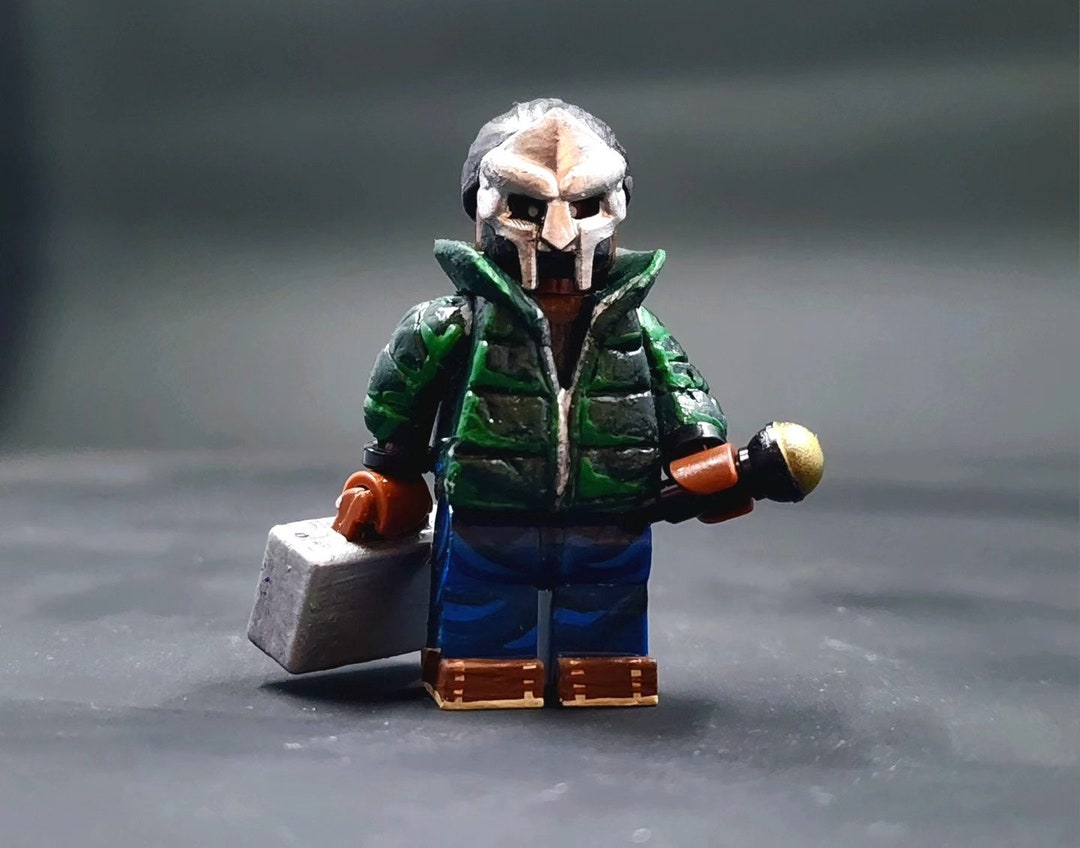 MF DOOM Green Puffer Minifigure 1 of 1 artists Rendition - Etsy