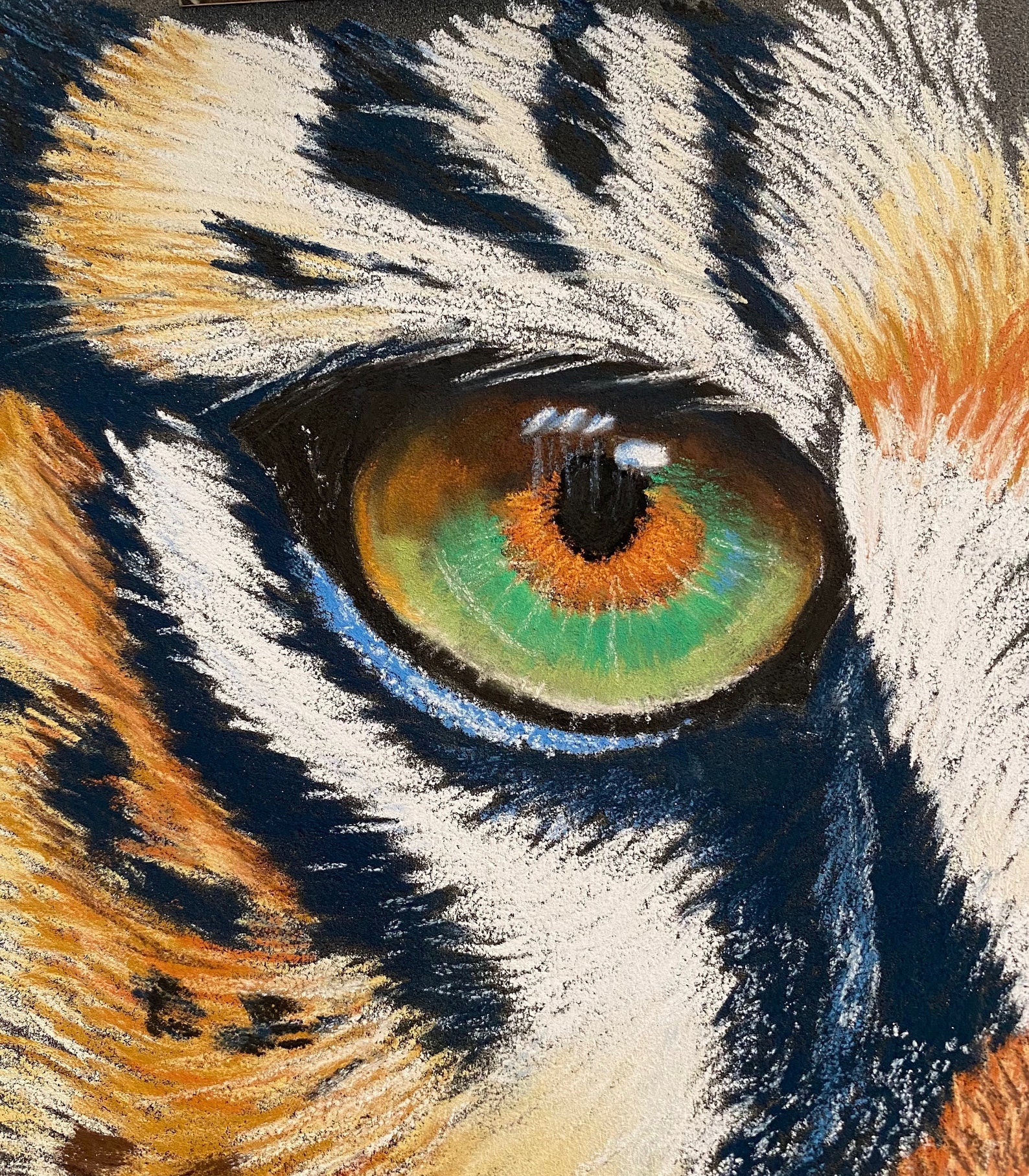 The Eye of the Tiger Original Painting - Etsy